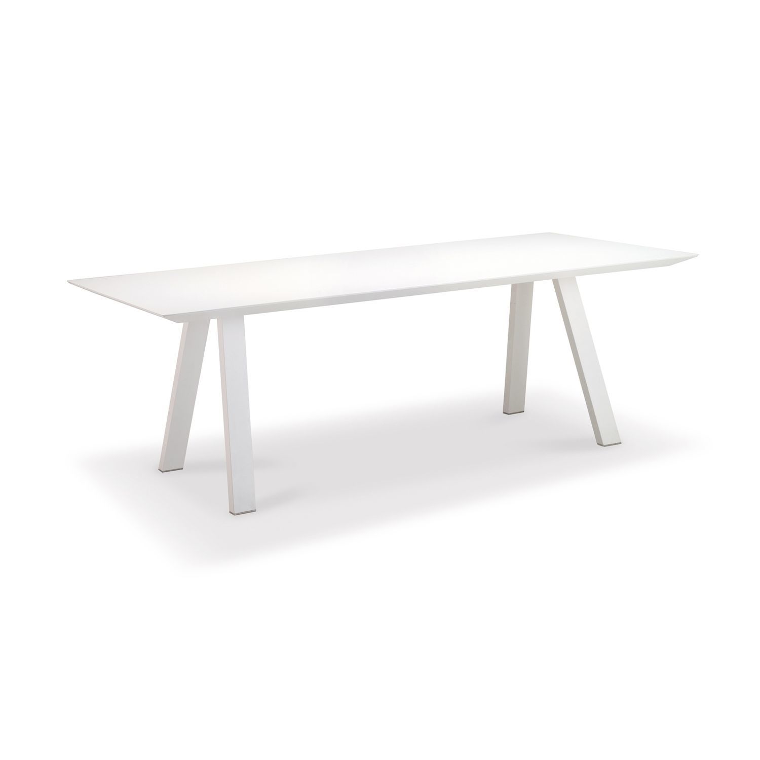 Moderner Esstisch - VANITY - VLAEMYNCK - Aluminium / Gestell aus ...