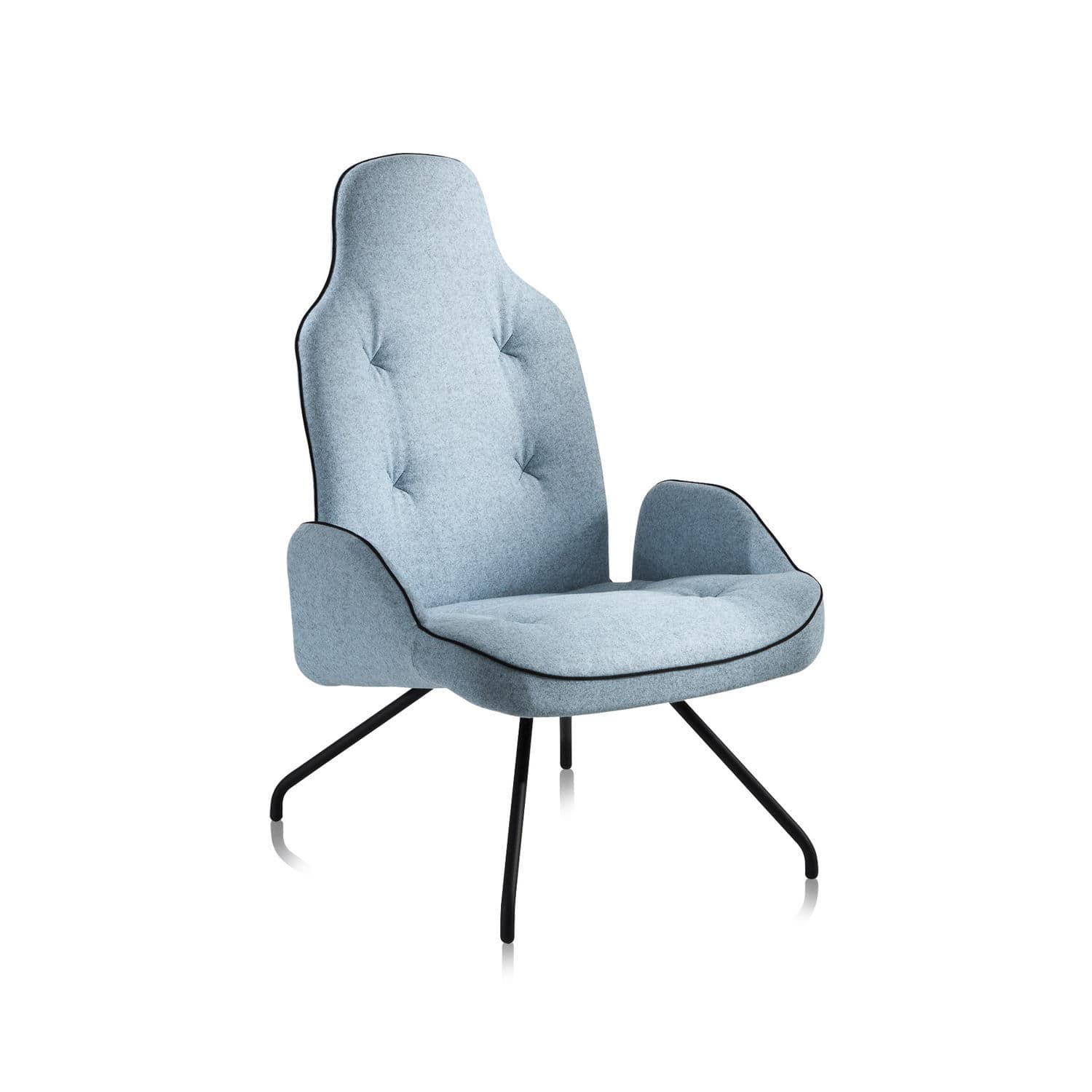 Moderner Kaminsessel - BETIBÙ P-M - CHAIRS & MORE - Wolle / Contract