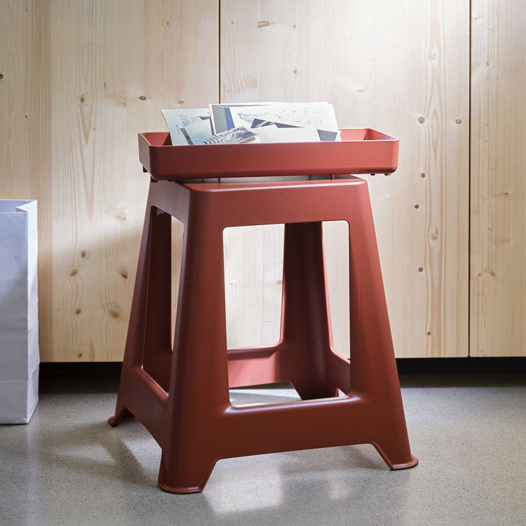 Moderner Hocker - CHAP - vitra - Polypropylen / Gestell aus ...