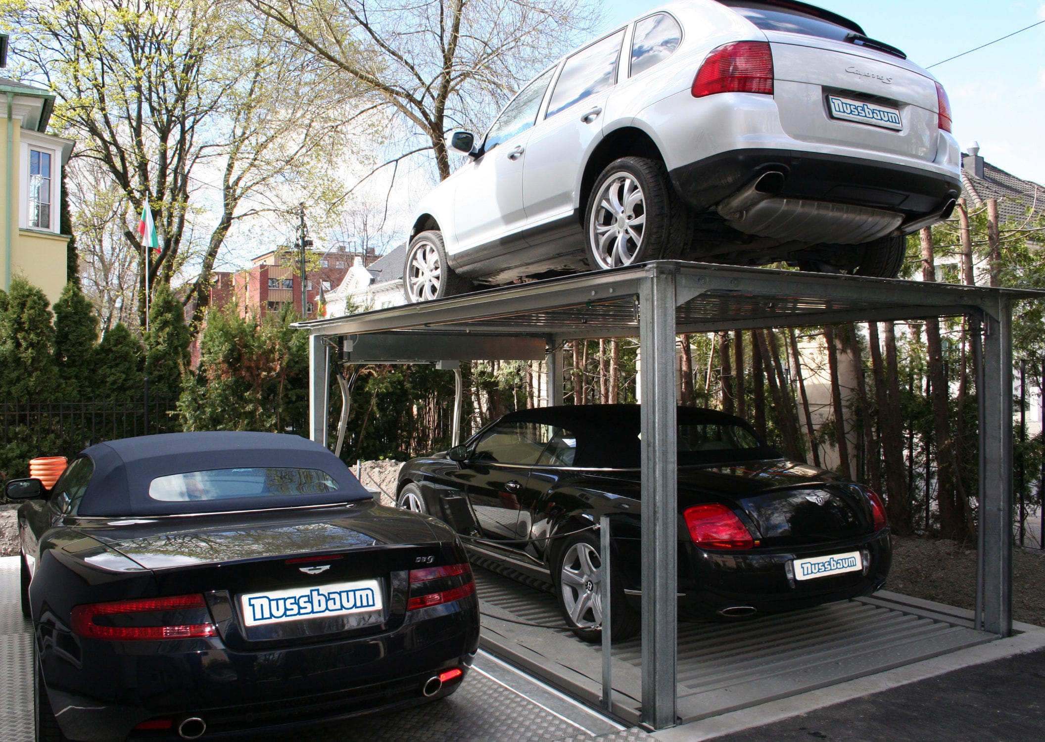 Mechanische Parkhebebühne - Quadroparker N4902 - Nussbaum Parking - zweistufig