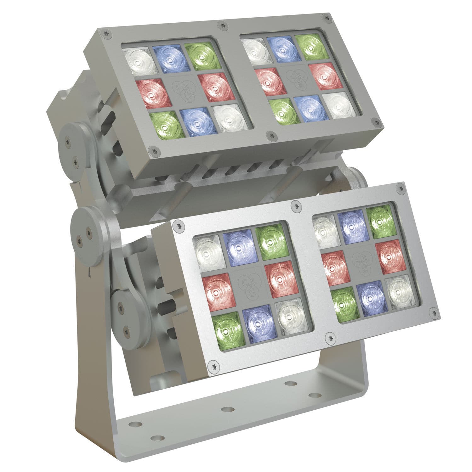 Aufbauleuchte - REVO XXL DUO DMX COLOUR FLOW - CLS LED - LED RGBW / rechteckig / IP67