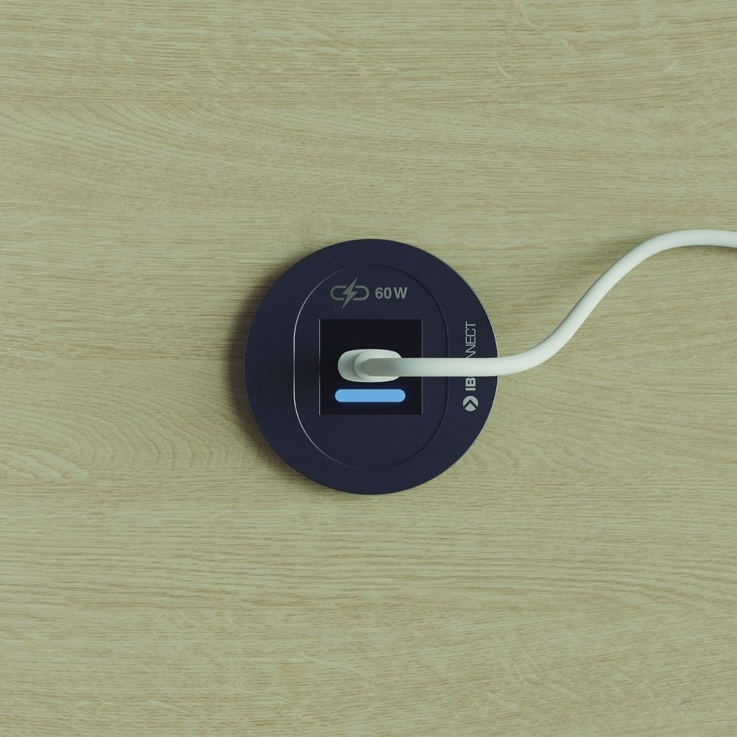 USB-Steckdose - BIT - IB-connect - Schreibtisch / Unterputz / modern