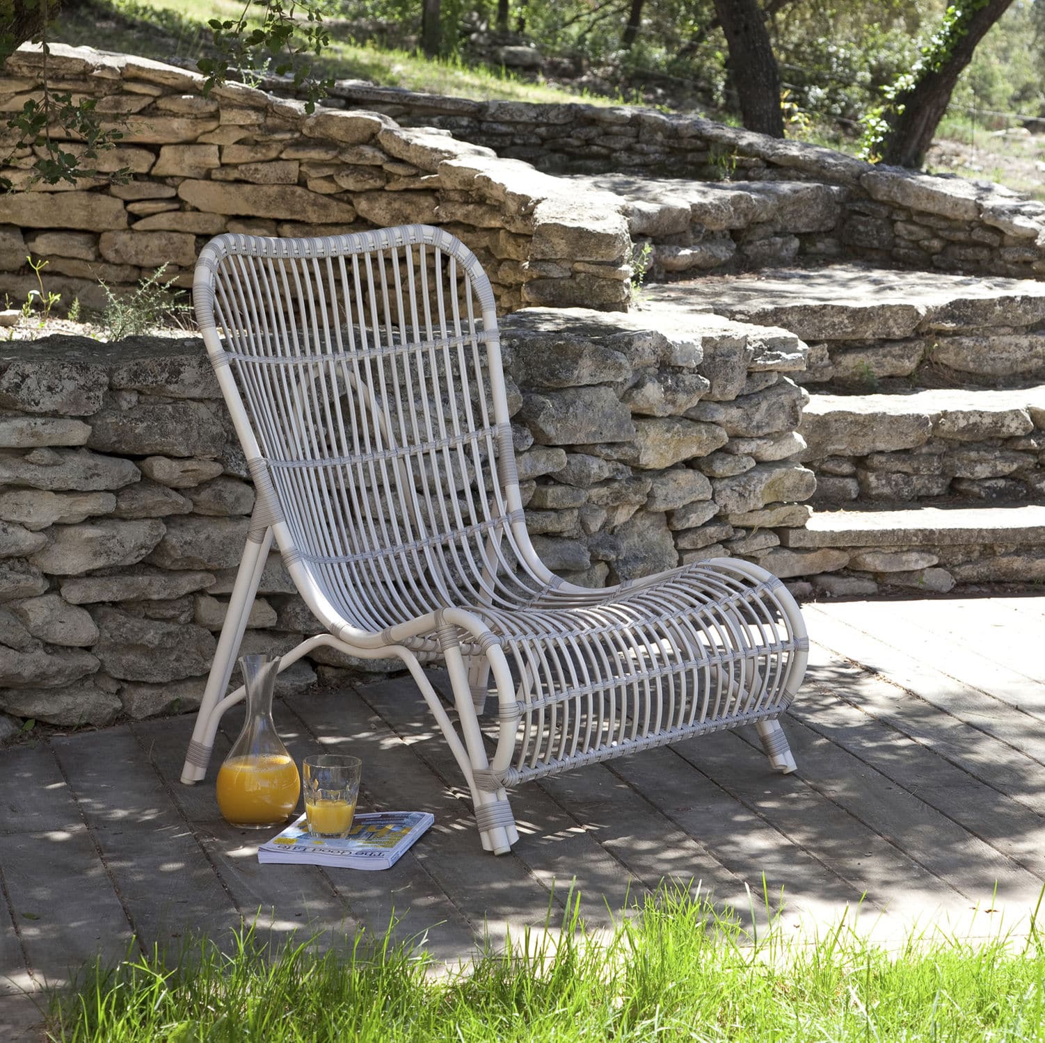 Moderner Kaminsessel - LUCY - VINCENT SHEPPARD - Stoff / Aluminium ...