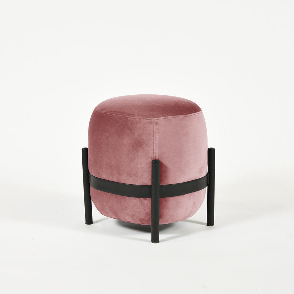 Modernes Sitzkissen - VEGA - ENO STUDIO - Samt / Stahl / rund