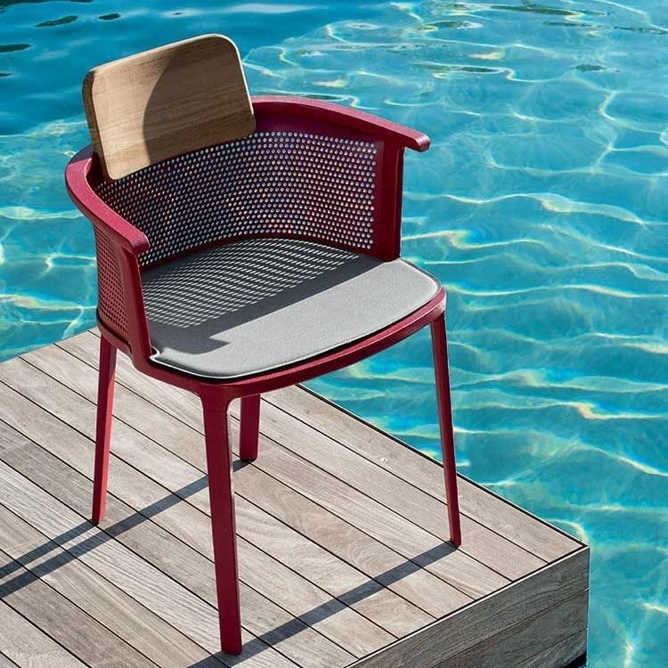 Sitzkissen - Nicolette - Ethimo - für Außenbereich / einfarbig / für Privatgebrauch