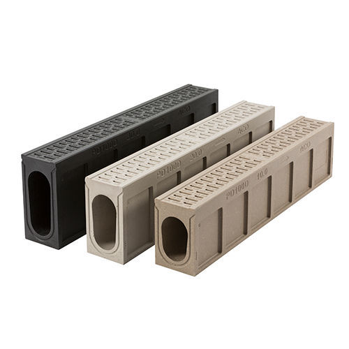 Gitter-Abflussrinne - MonoDrain - ACO Building Drainage - Beton / für ...