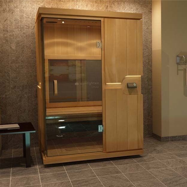 Infrarotsauna - Duo - Clairazur - für Privatgebrauch / Holz / für den Innenraum