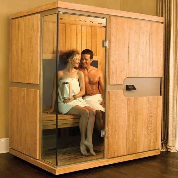 Infrarotsauna - Trio - Clairazur - für Privatgebrauch / Holz / für den Innenraum