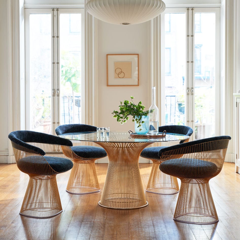 Moderner Stuhl - Platner - Knoll international - für den Innenraum ...