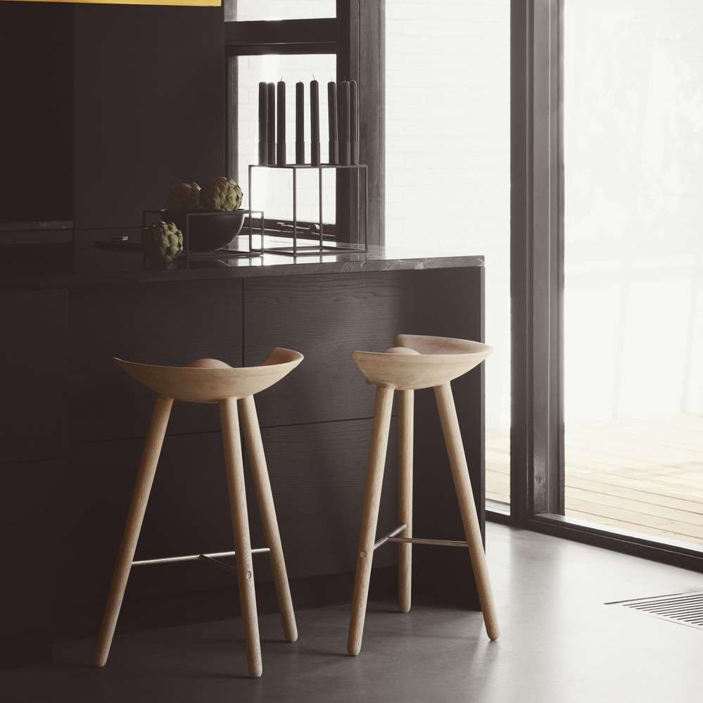 Barhocker / skandinavisches Design - ML42 - by Lassen - Eiche / Buche ...