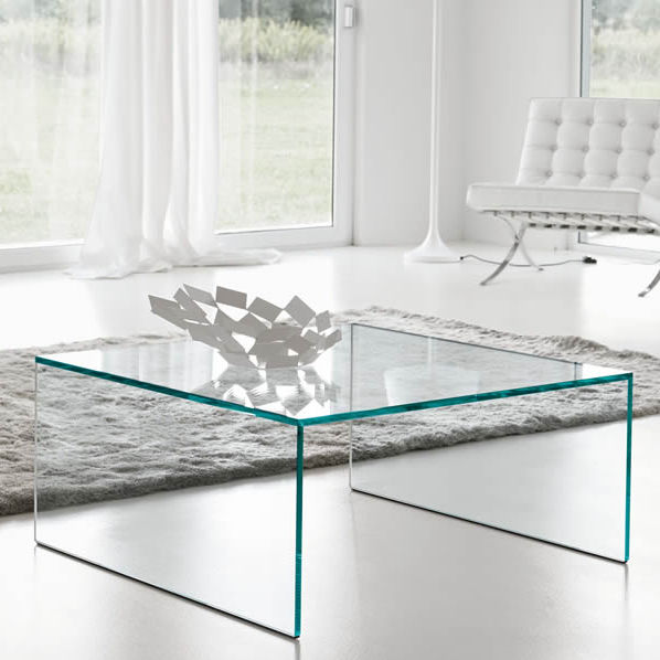 Designer Couchtisch Glas