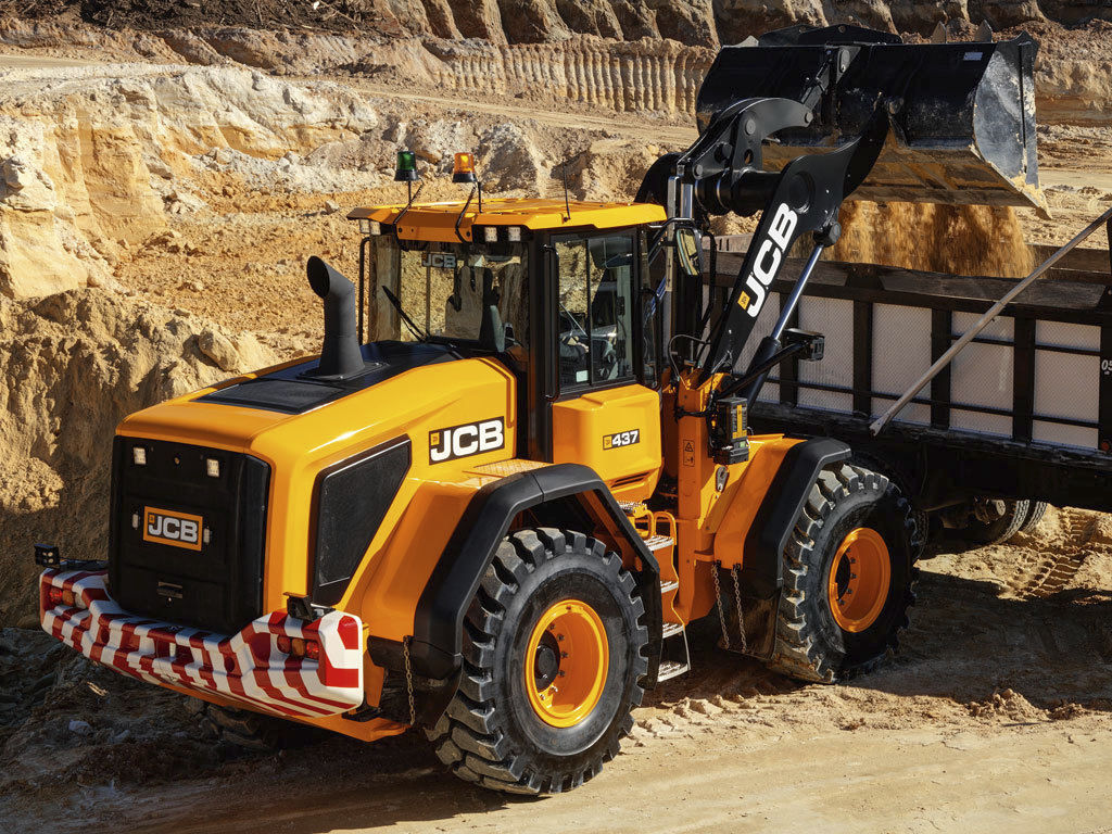 Lader mit Gummireifen - 437 - JCB Deutschland GmbH - für Baustelle / Diesel / Tier 4 Interim