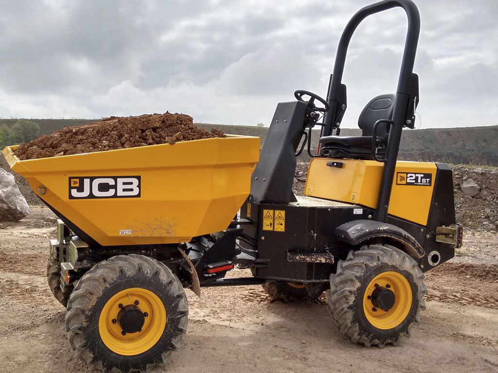 Rundkipper-Dumper - 2T - JCB Deutschland GmbH - mit Gummireifen / Tier 2