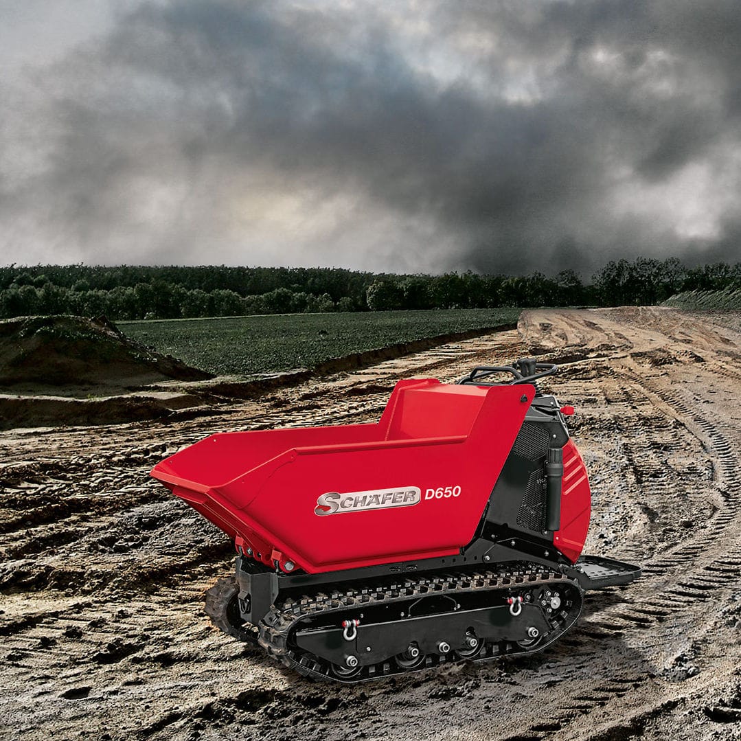 Mini dumper / mit Frontentladung - D 650 D - TAKEUCHI - Wilhelm Schäfer GmbH Bau- und ...