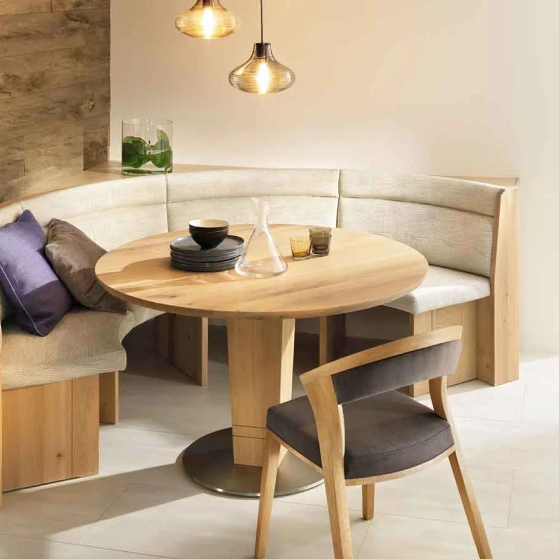 Moderner Esstisch - VARETO - ANREI - Reisinger GmbH - Eiche / Nussbaum ...