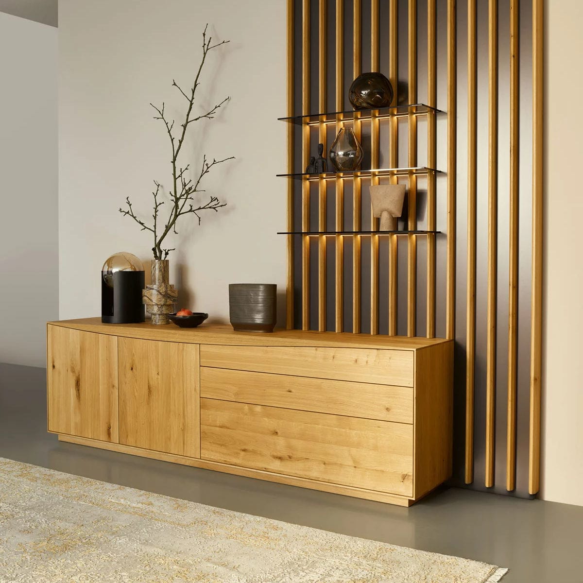 Modernes Sideboard - PURO WAVE - ANREI - Reisinger GmbH - Eiche ...