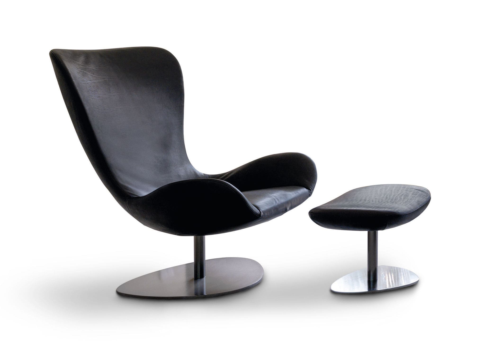 Moderner Kaminsessel - WING - désirée divani - Stoff / Leder / mit ...