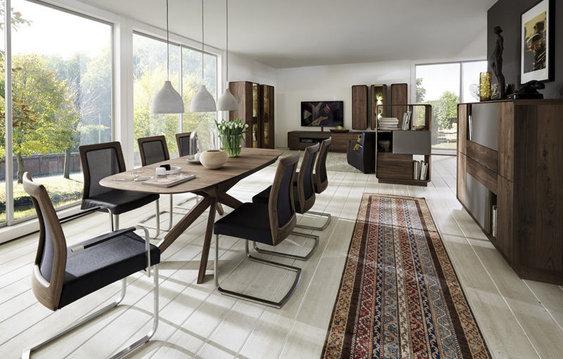 Moderner Esstisch - BO - Hartmann Möbelwerke GmbH - Massivholz / oval ...