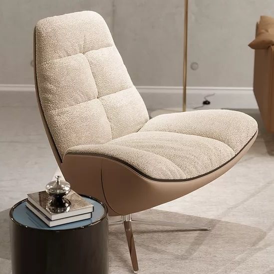 Moderner Sessel - MIRO - Molinari Design Srl. - Stoff / Leder / Metall