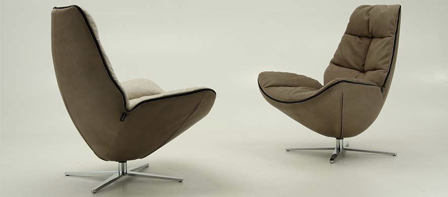 Moderner Sessel - MIRO - Molinari Design Srl. - aus Federn / drehbar ...