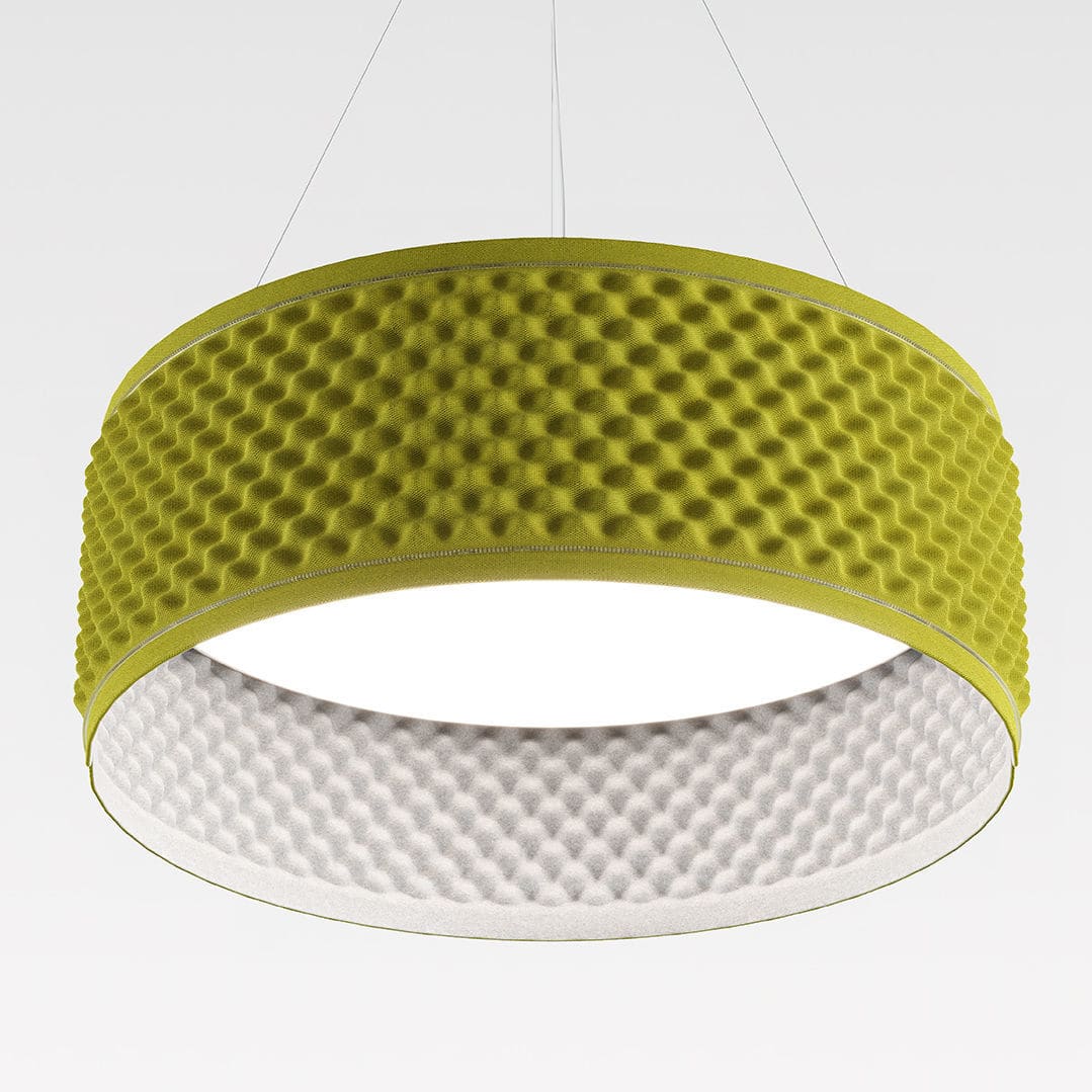 Hängelampe - Eggboard Circle - Artemide - Filz / modern / mit Kabel