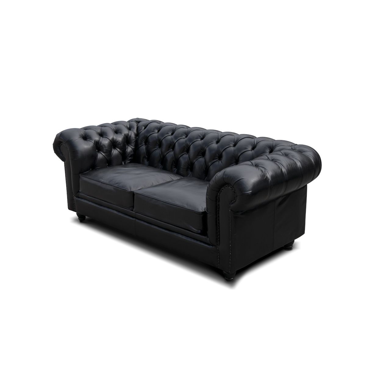 Chesterfield-Sofa - SHORT - Ecomatrix SRL - braun / grau / schwarz