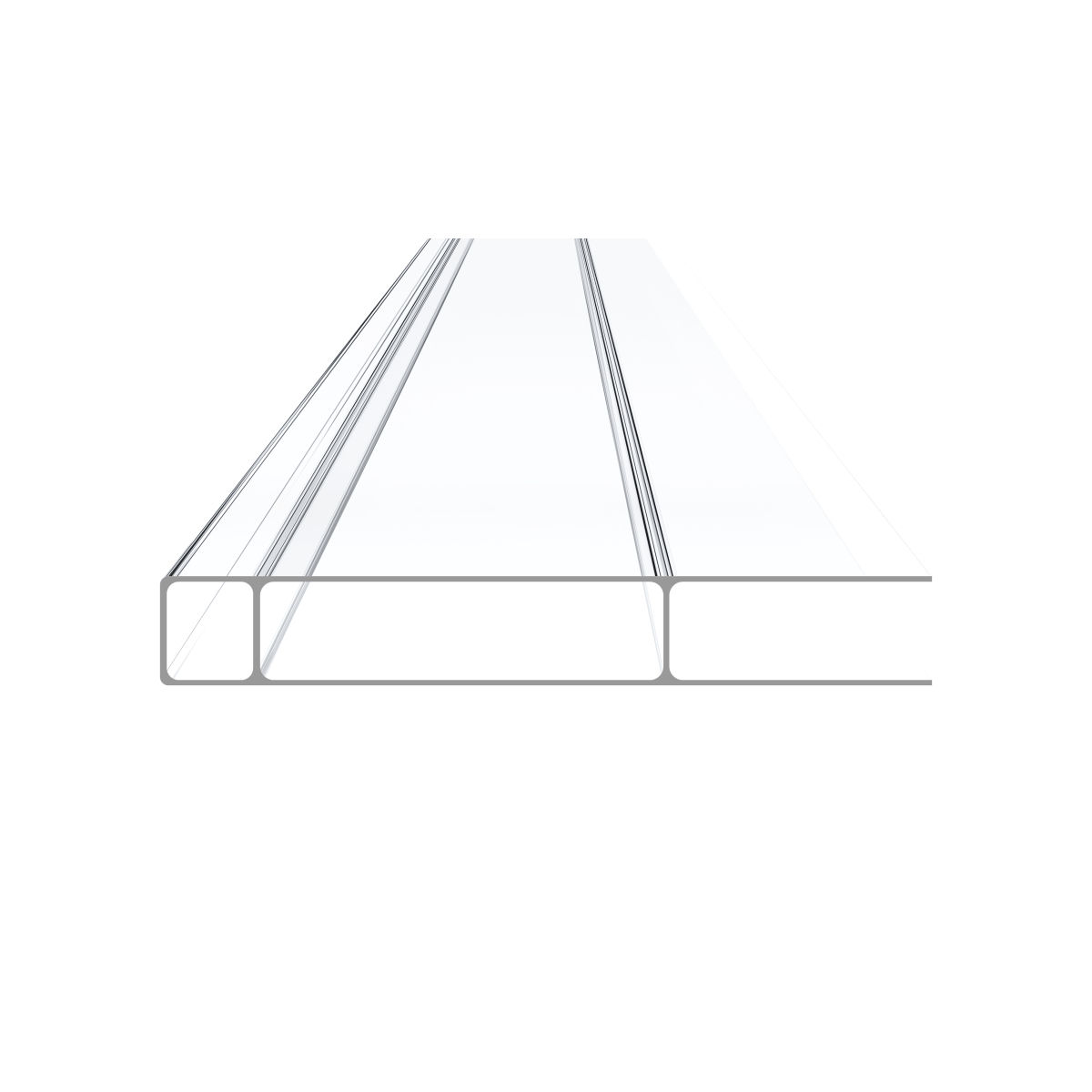 PVC-Dachplatte - ALLTOP - SKYLUX - lichtdurchlässig / mit UV-Schutz / flach