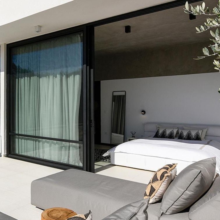 Aluminium-Schiebesystem - E32 - ETEM - Tür / für Privatgebrauch / für Gewerbegebrauch