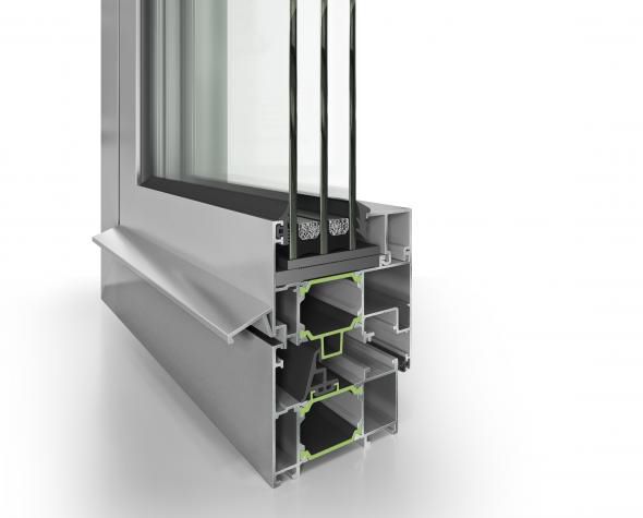 Metall-Fensterprofil - EW70 - ETEM - recycelbar / hoch