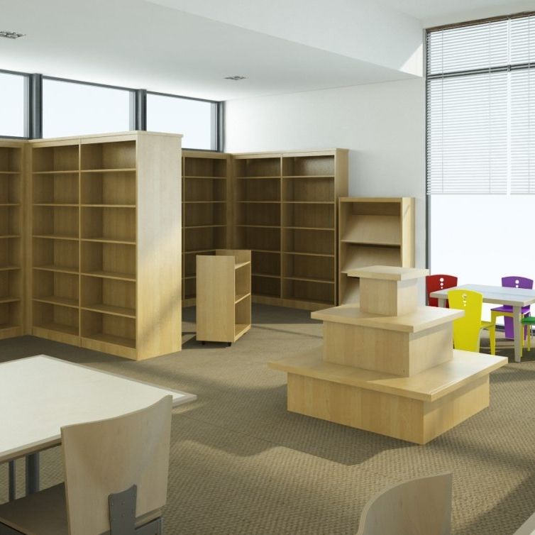 Modernes Bücherregal - AGATI - Holz