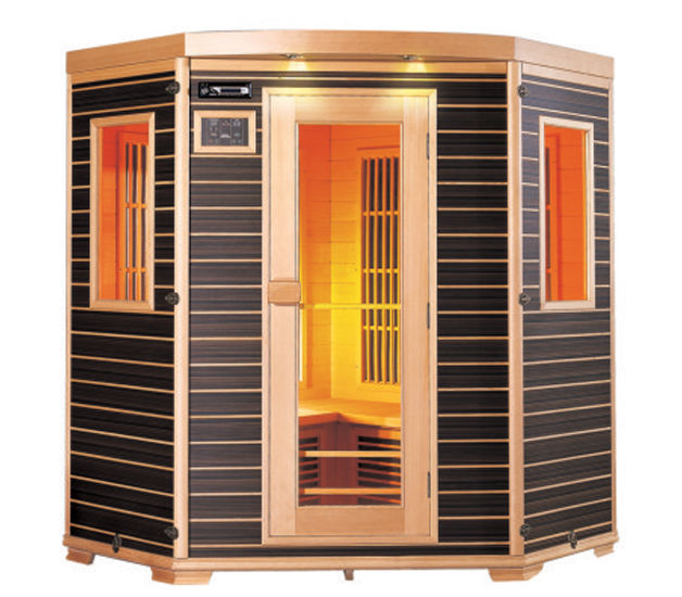 Infrarotsauna - CORNER : FRB-033LW - Sauna King - für Privatgebrauch / Holz / für den Innenbereich