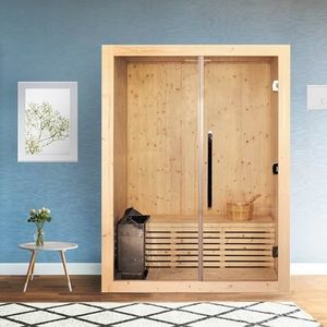 Finnische Sauna - BL-180 - Beauty Luxury - für Privatgebrauch / für Gewerbegebrauch / Holz