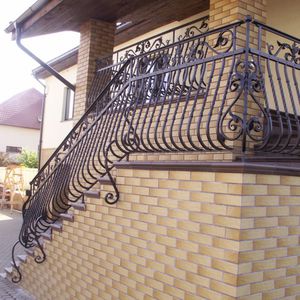 Schmiedeeisen-Geländer - 07 - La Forge Artistique - mit Stangen / für ...