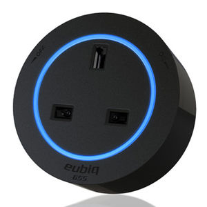 Aufputz-Steckdose - ITA STANDARD - Eubiq - Polycarbonat / modern / schwarz