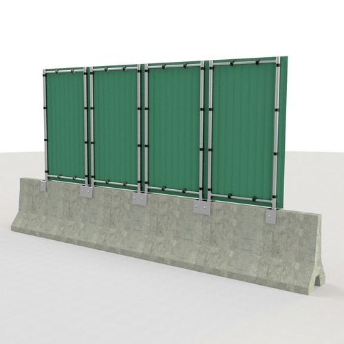 Lärmschutzwand mit modularen Platten - RAPIDA - CIR ambiente - PVC ...