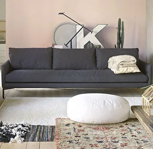Modulsofa BAND Adea braun grau weiB