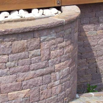 Naturstein-Verblender - SPLIT VISIBLE FACE - EURO PORFIDI - aus Porphyr ...