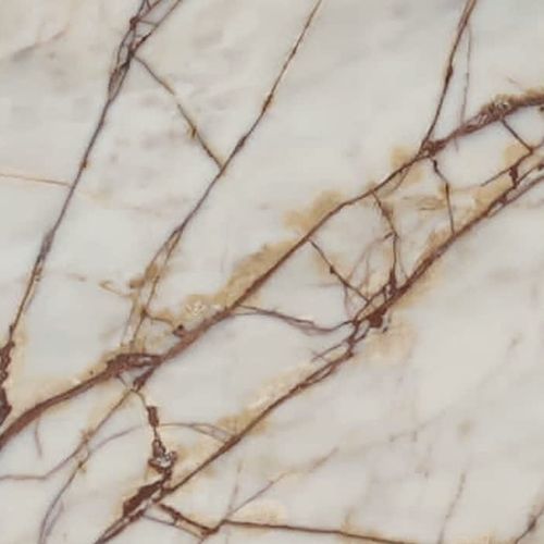 Marmor-Natursteinplatte - Afyon White Spider 101 - Efesus Stone - für ...