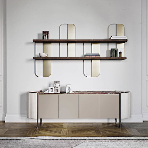 Modernes Sideboard - Karin - Capital Collection - Holz / Marmor / mit ...