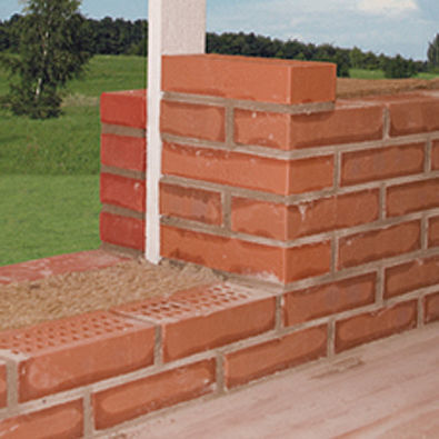Ziegel für Mauerwerk - BACK-UP - Randers Tegl A/S - Massiv / Relief / rot