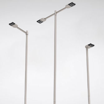 Lichtmast für Straße - IZAR RING - Ghisamestieri - modern / Metall / LED