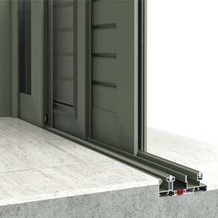 Metall-Fensterprofil - SL200 - ALUMINCO - wasserdicht