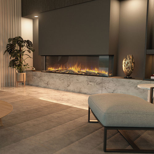 Elektrische Geschlossene Feuerstelle - Vivente Plus 150 - Dimplex - mit ...