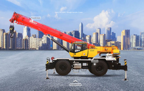 Auslegerkran - SRC900C - SANY GROUP - Teleskop / mit Gummireifen / für ...