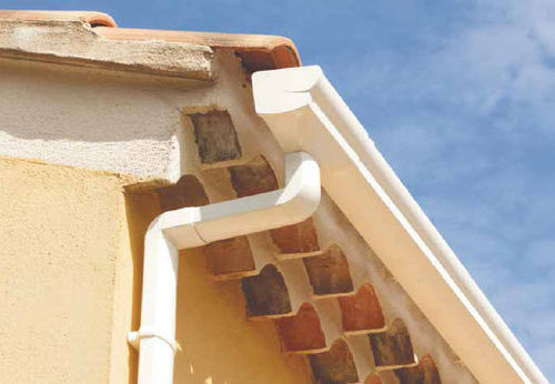 PVC-Regenrinne - OVATION LG28 - Nicoll - halbrund