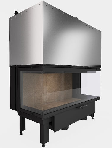 Holzkamin - Minimal 140 - REGALFIRE S.A - modern / für Wandmontage ...