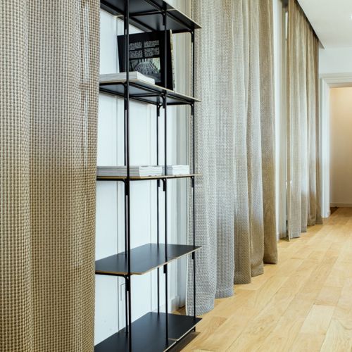 Einfarbige Gardine - ENTRELACÉ - BISSON BRUNEEL - Streifenmuster ...