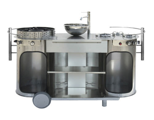 Edelstahl-Profiküche - BONGOS : TUS BG 003 PRO - Emme Group - Modul / mobil