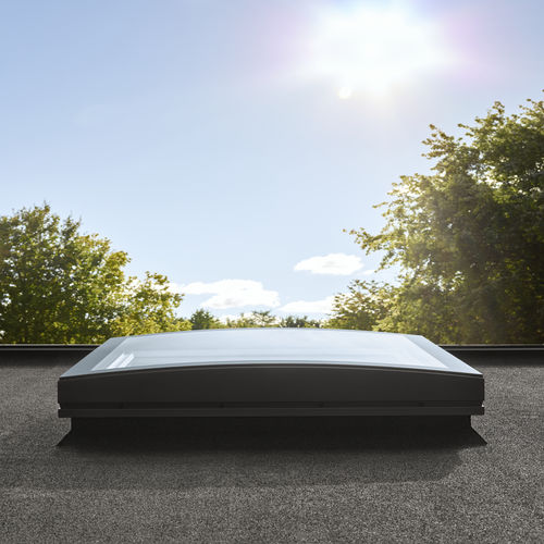 Oberlicht für Dachterrasse - COURBE - VELUX - für Haus / wandmontiert ...