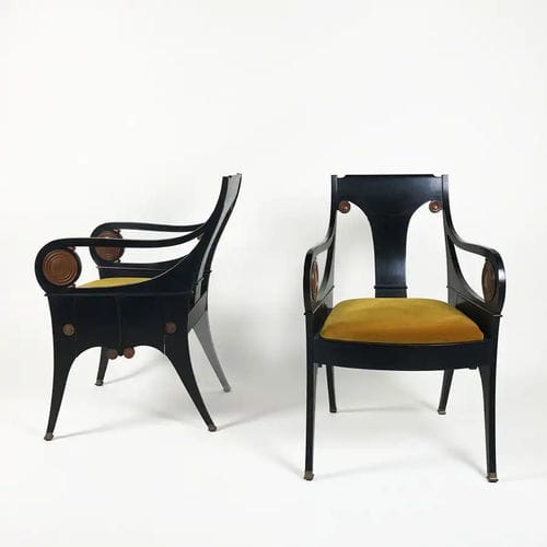 Stil-Stuhl - ELZA - Bernini Gallery - Stoff / Gestell aus Buche ...